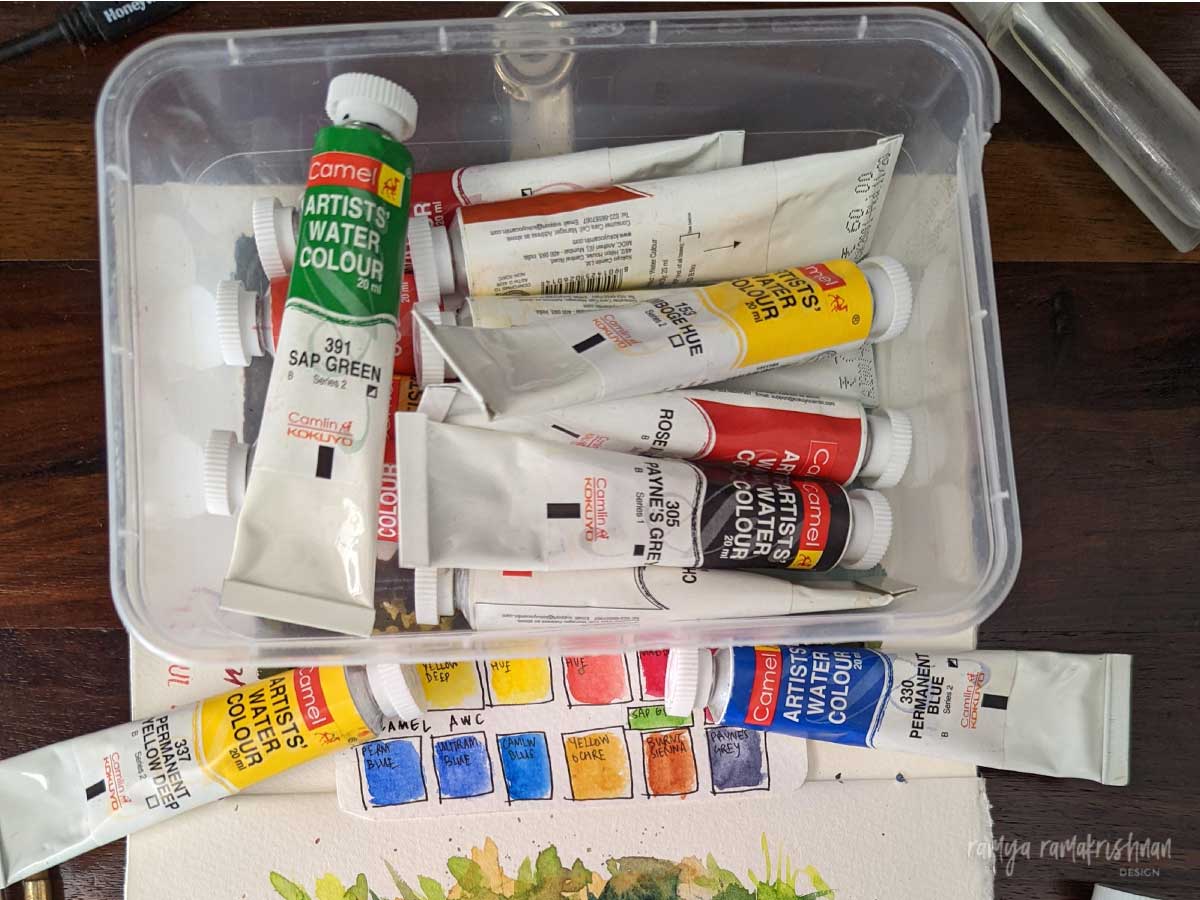 Camel Artists' Watercolour Tubes - Review
